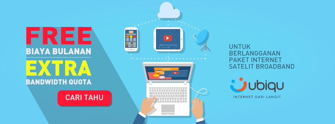 Promo Pre-Launch UBIQU. FREE Biaya Bulanan dan BONUS Quota