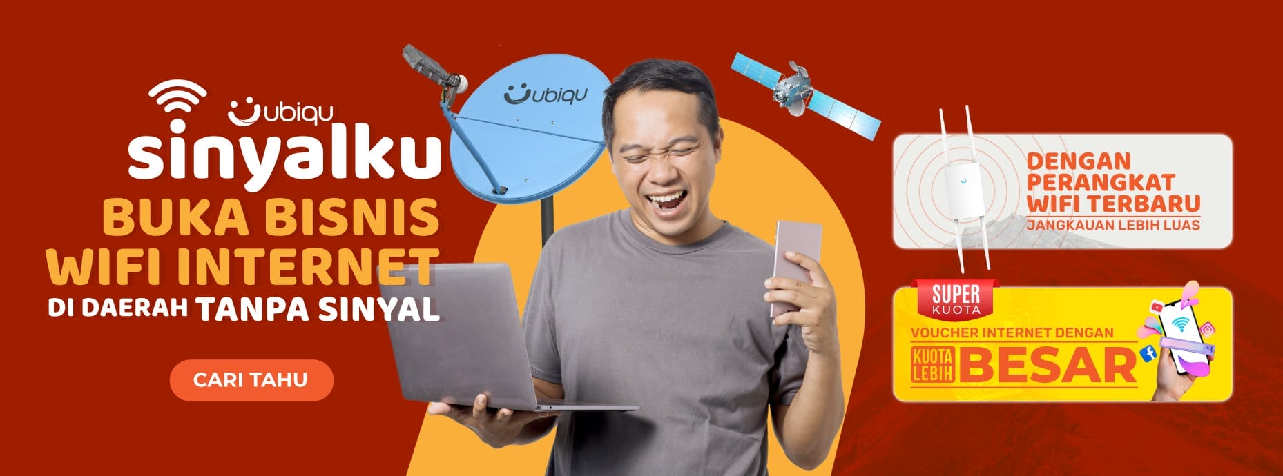 Internet Satelit VSAT Broadband UBIQU - INTERNET DARI LANGIT